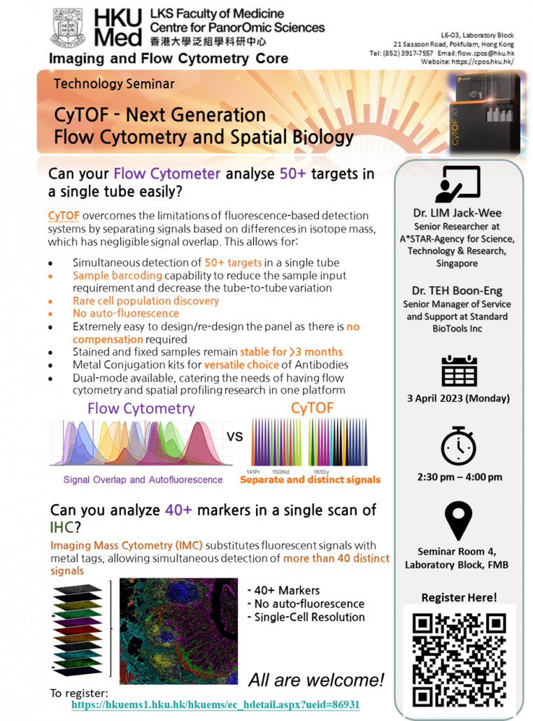 CyTOF – Next Generation Flow Cytometry and Spatial Biology – Centre for ...
