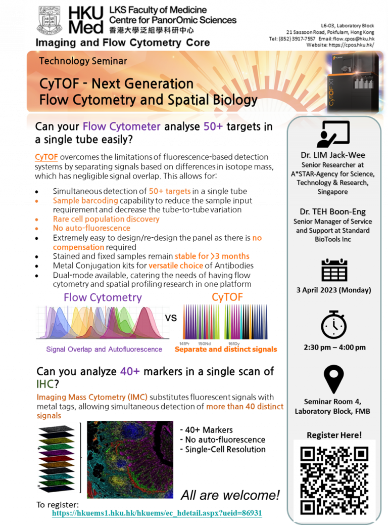 CyTOF – Next Generation Flow Cytometry and Spatial Biology – Centre for ...