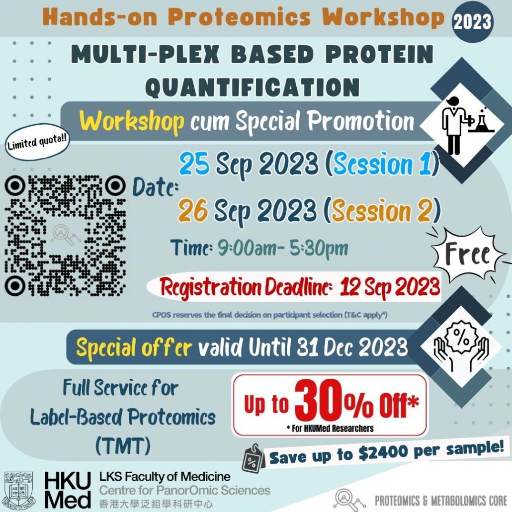 Sample Preparation TMT Workshop – Proteomics and Metabolomics Core ...