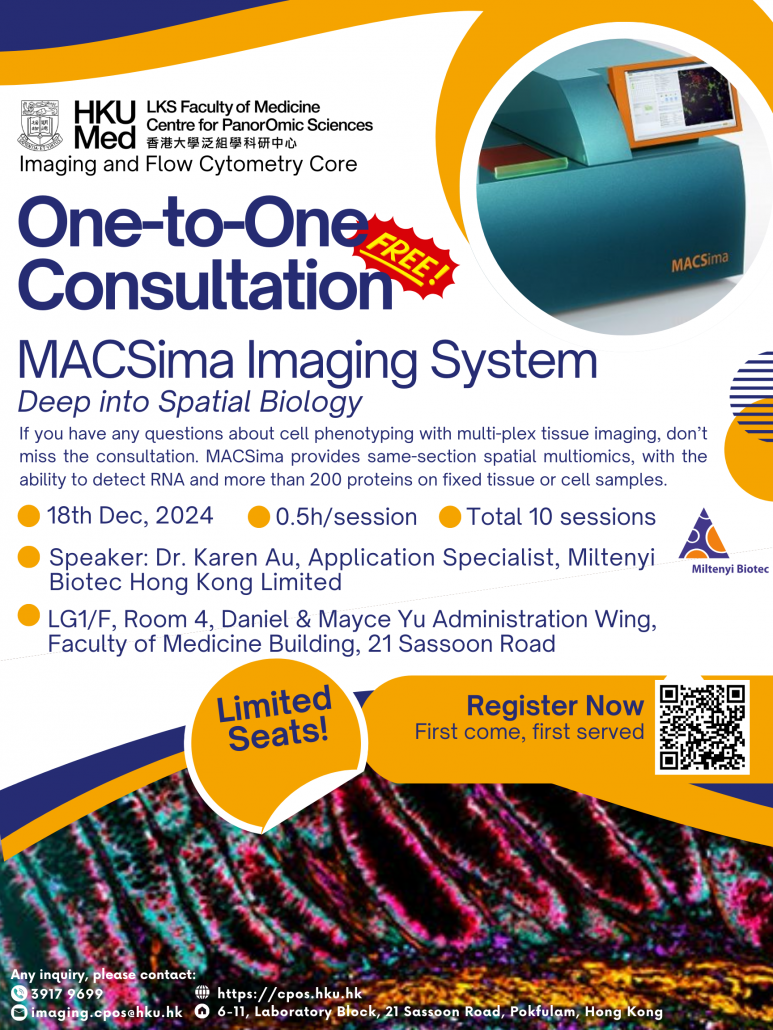 One-to-One Consultation- MACSima Imaging System – Centre for PanorOmic ...