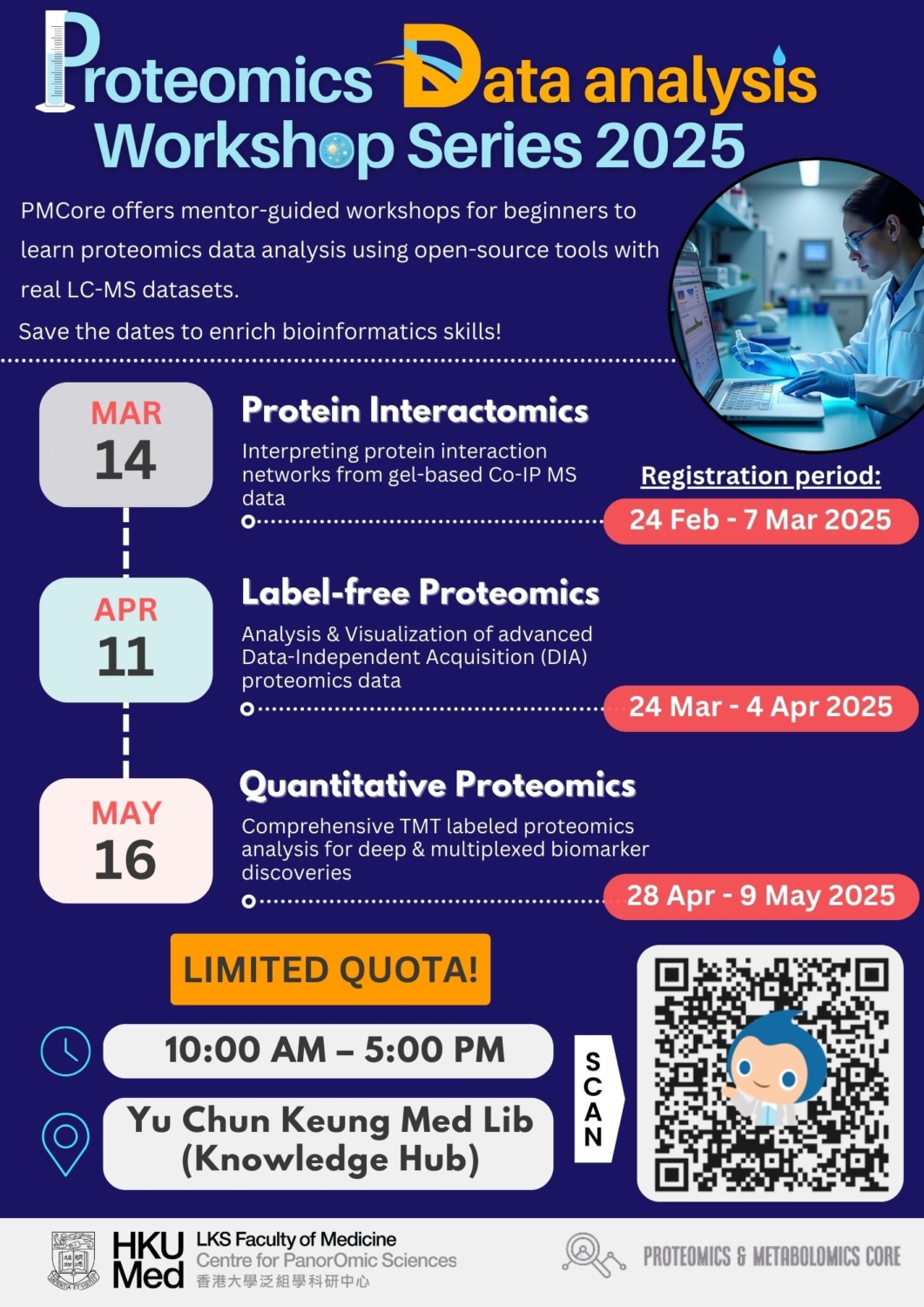 Proteomics Data Analysis Workshop Series 2025 – Centre for PanorOmic Sciences (CPOS)