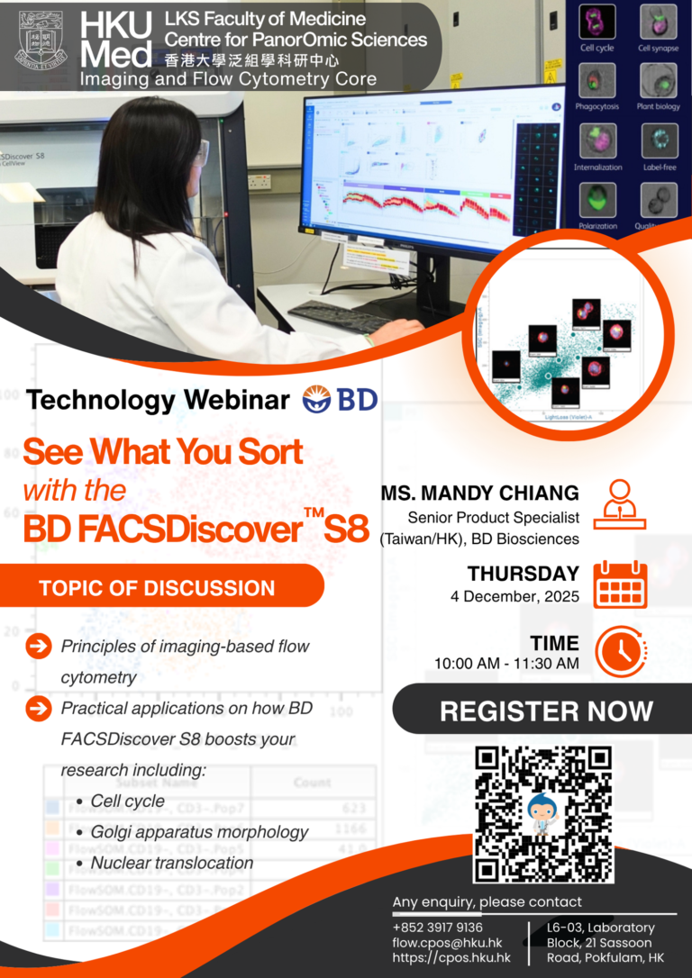 Technology Webinar: See What You Sort with the BD FACSDiscover™ S8 – Centre for PanorOmic ...